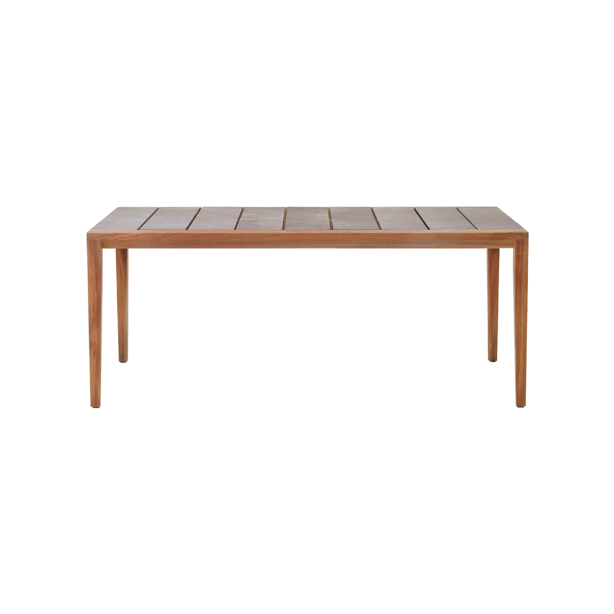 Teak Rectangular Outdoor Dining Table | Roda Teka | Italian Furniture – ITALIANFURNITURE.COM