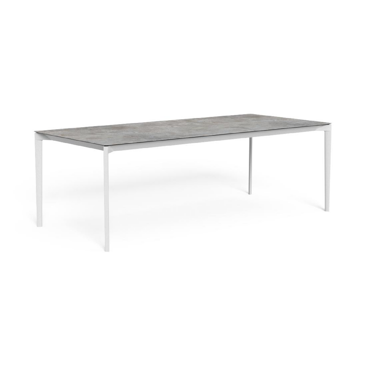 Aluminum Rectangular Outdoor Dining Table | Talenti Leaf – ITALIANFURNITURE.COM