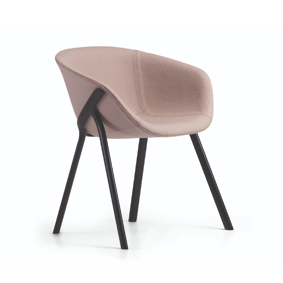 Upholstered Barrel Dining Chair | Alias Kobi | Italian Furniture ...