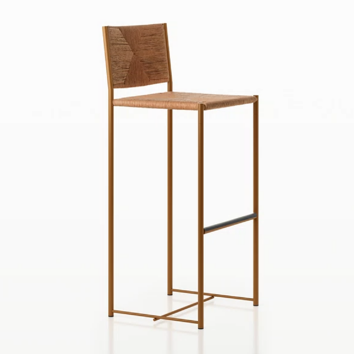 Paper Straw Bar Stool | Alias Paludis | Italian Furniture ...