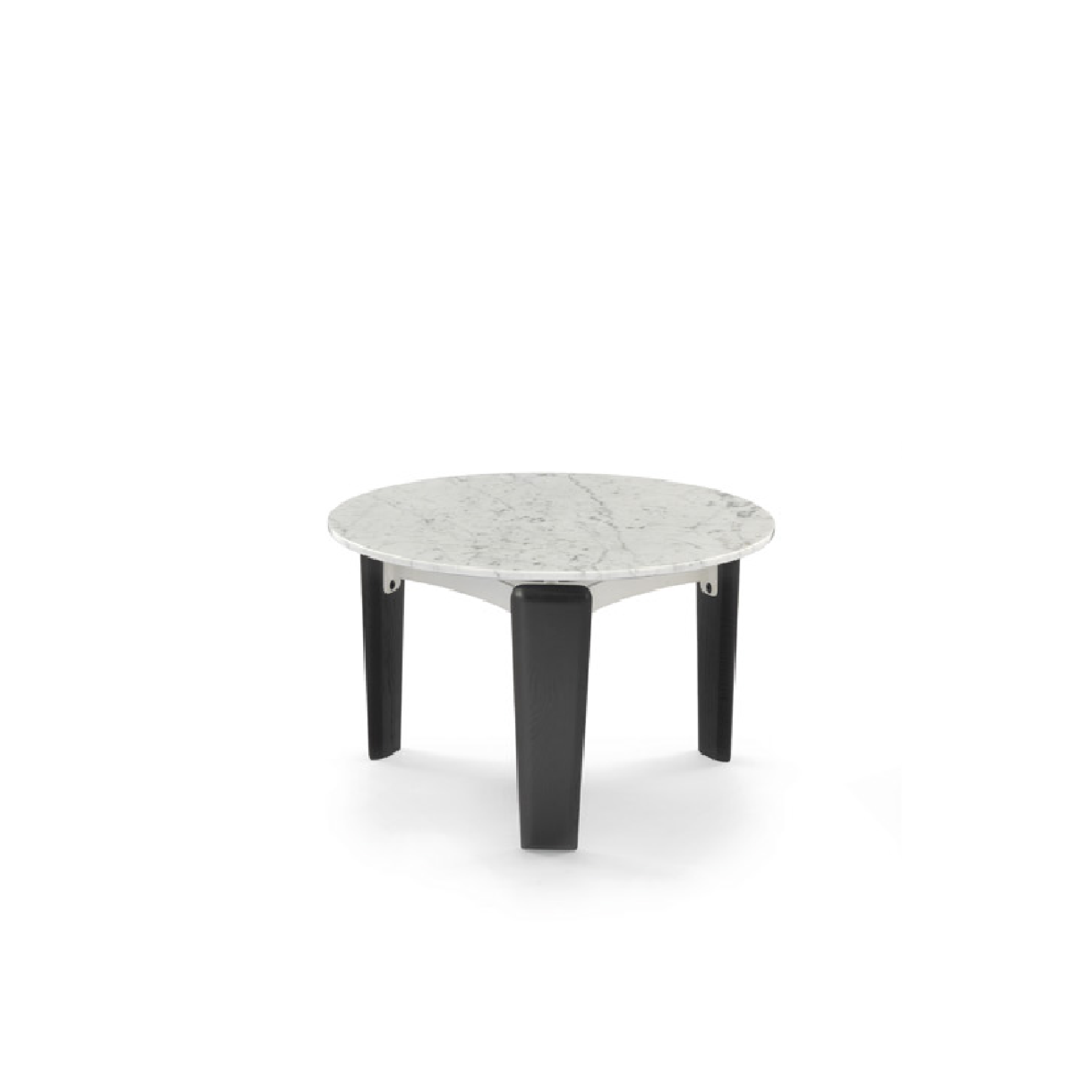 Wooden Round Side Table | Arflex Tablet | Italian Furniture ...