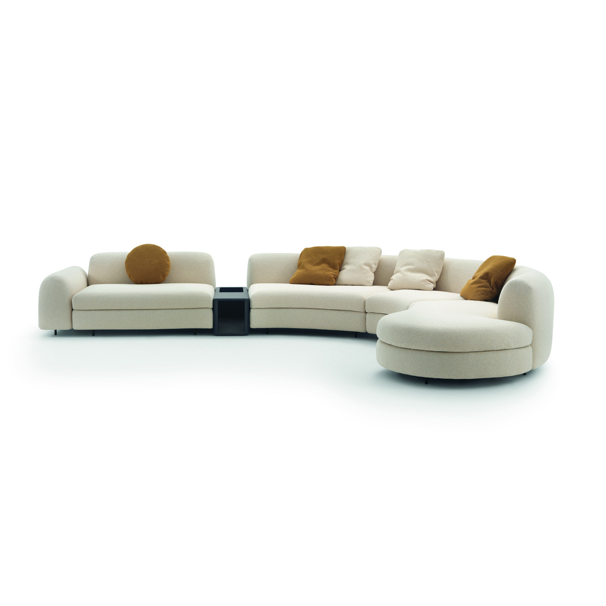 Single-Arm Sofa with Attached Table | Arflex Edo | Italian Furniture ...