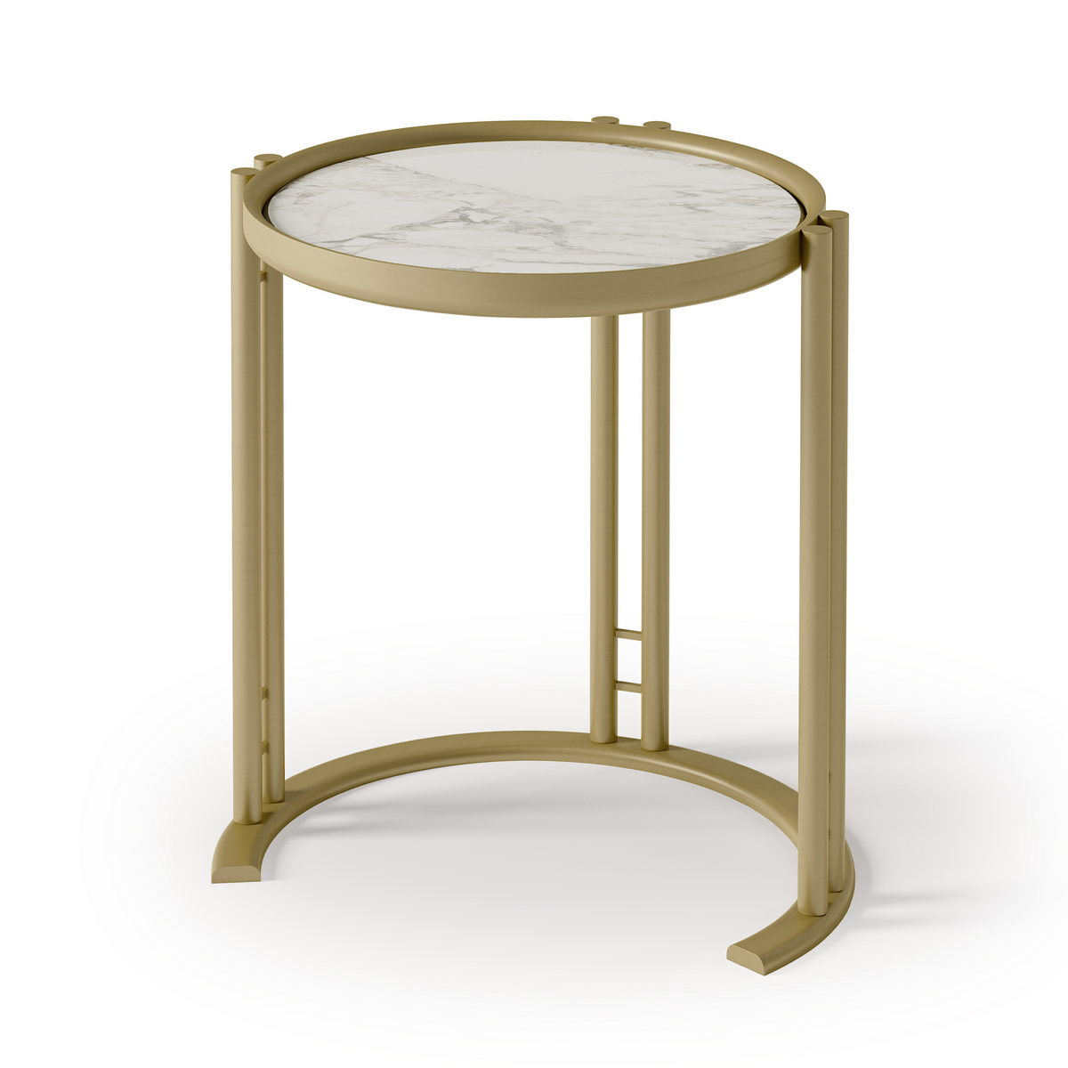 Stone Top Round Side Table | Bizzotto Italia Ikat | Italian Furniture ...