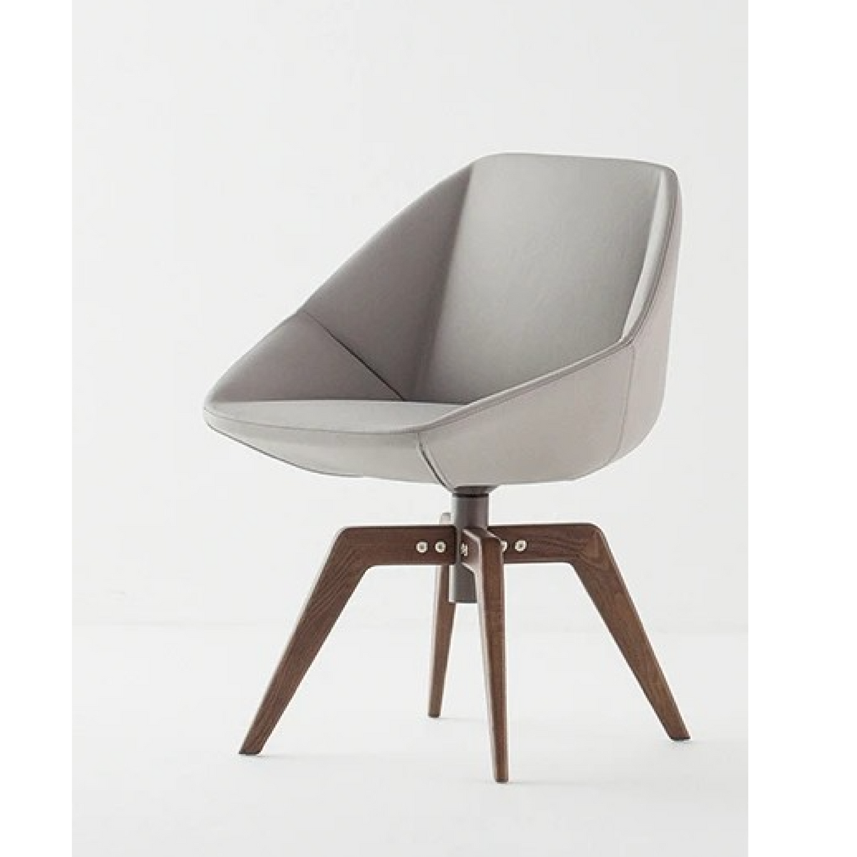 Modern Shell Swivel Chair | Bonaldo Stone | Italian Furniture ...