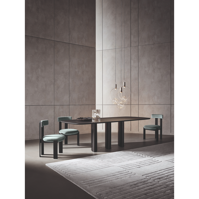 Wooden Base Three-Legged Dining Table | Bonaldo | Italian Furniture ...