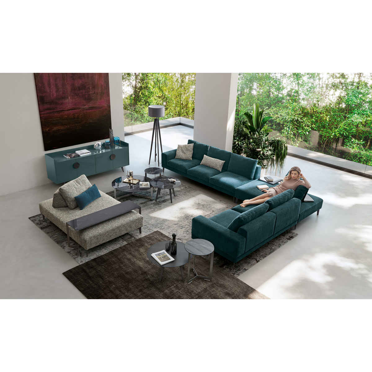 Angular Modular Sofa | Dema Nelson | Italian Furniture ...