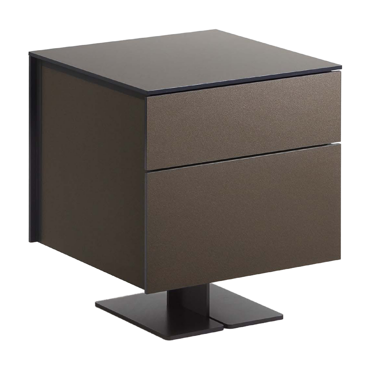 2-Drawer Raised Nightstand | Flou Juta | Italian Furniture ...
