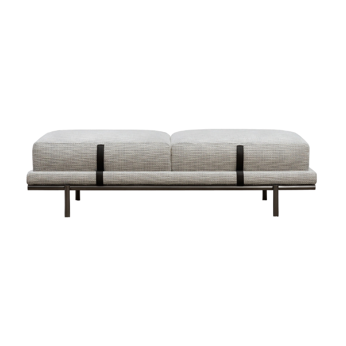 Leather Strapped Bench | Flou New Bond | Italian Furniture ...