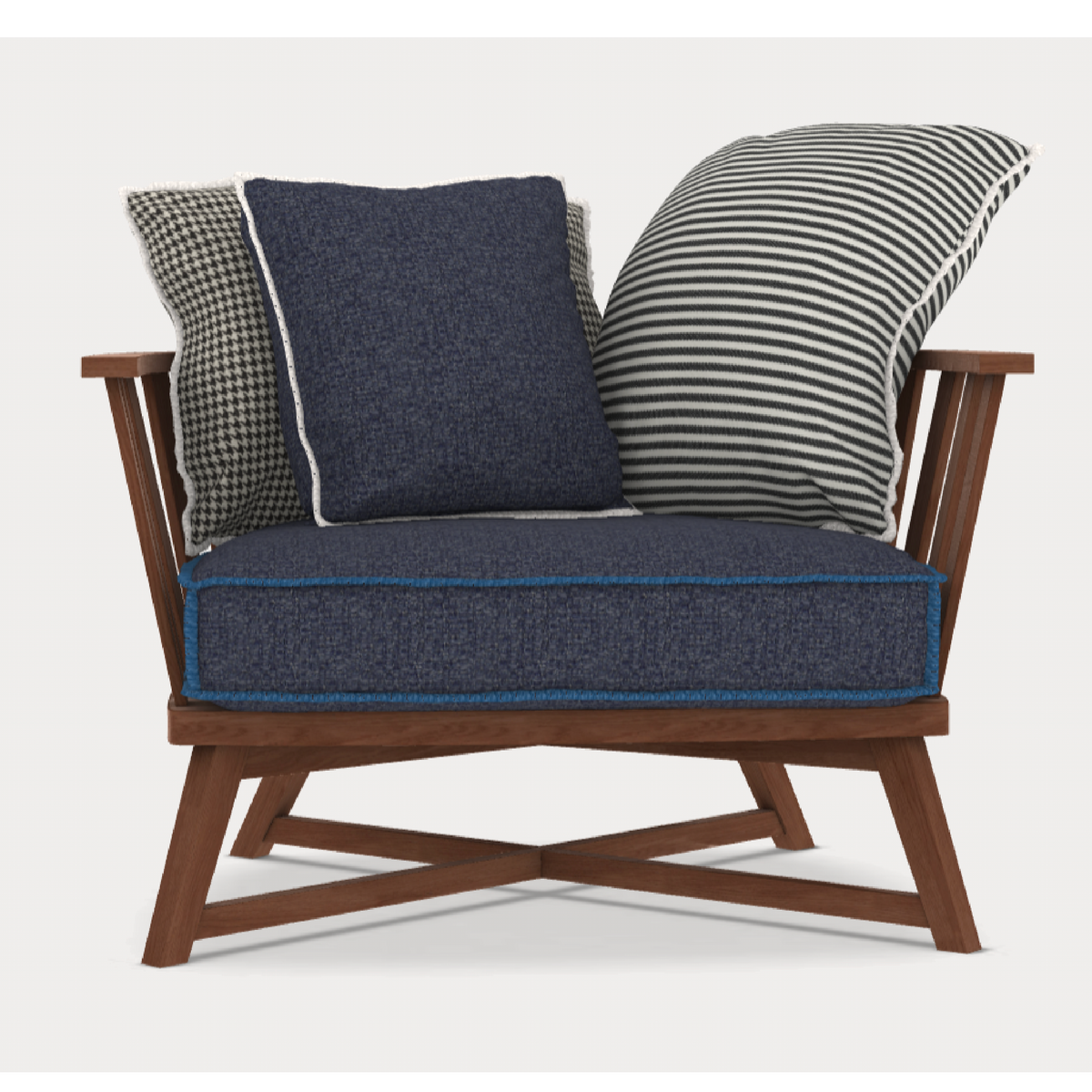 Oiled Iroko Outdoor Chair | Gervasoni Inout | Italian Furniture ...