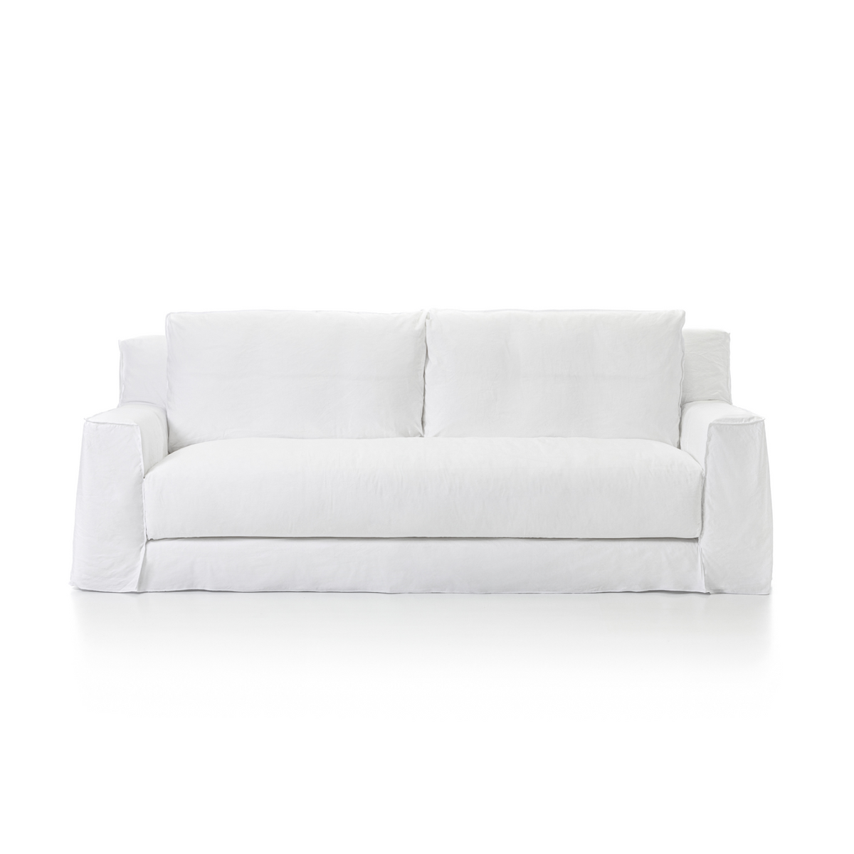 Natural White Lino Sofa | Gervasoni Loll | Italian Furniture ...