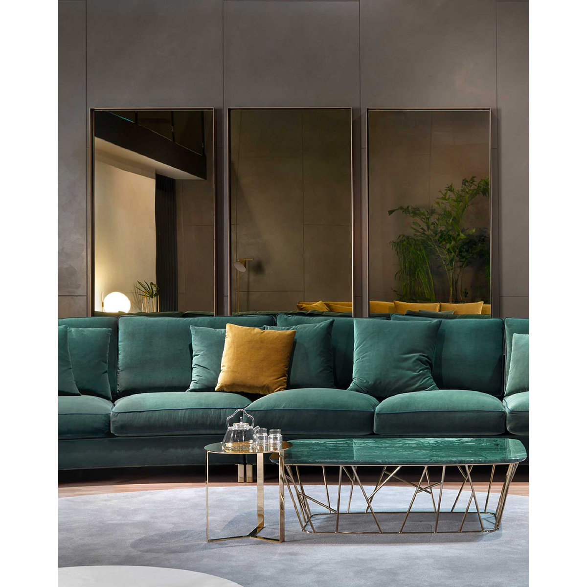 Metal Framed Mirror | Marelli Reflex | Italian Furniture ...