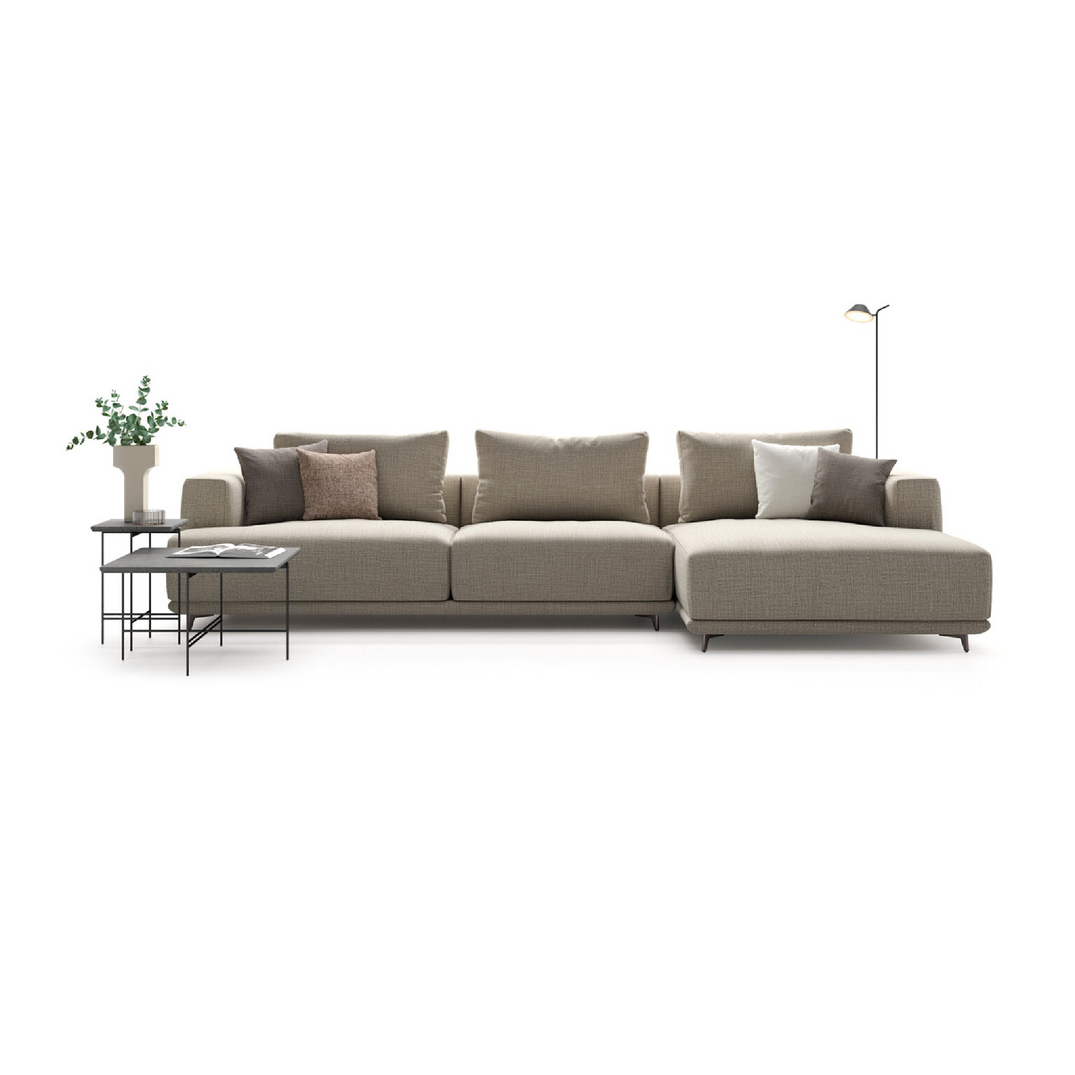 Metal Feet Upholstered Sofa | Marac Avalon | Italian Furniture – ITALIANFURNITURE.COM