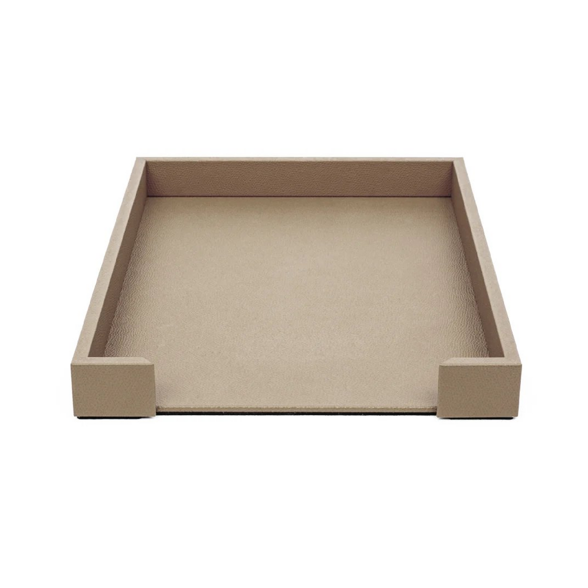Open-Ended Leather Letter Tray | Pinetti | Italian Furniture ...